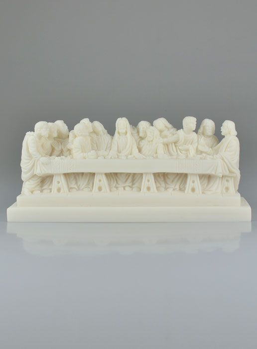 Beeld Het Laatste Avondmaal van Albast - 28 cm | De Winkel van Lourdes