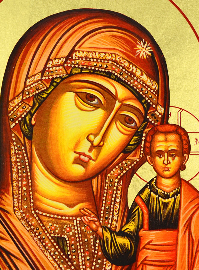 Byzantijnse Icoon Maria Moeder Gods - 30cm | De Winkel van Lourdes