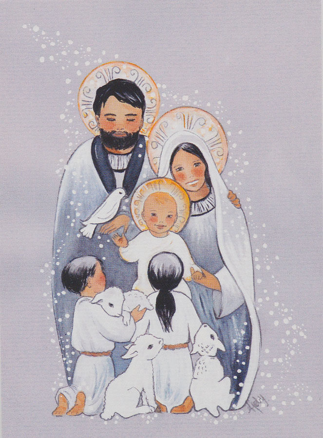 Kerst Kaart - Heilige Familie van Nazareth | De Winkel van Lourdes